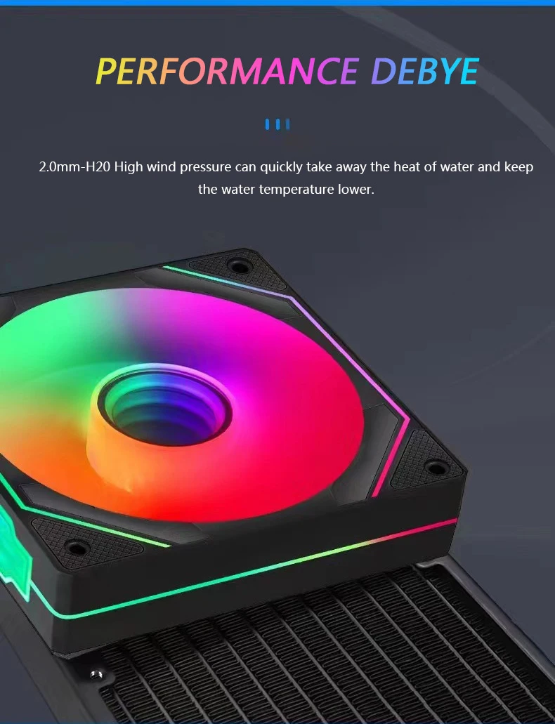 120mm Argb Case Cooling Fans For Gaming Computer Oem Customized Large ...