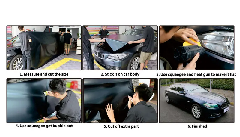 Wholesale High Quality Blue Wrap Film Adhesive Vinyl Film Car Body Wrap ...