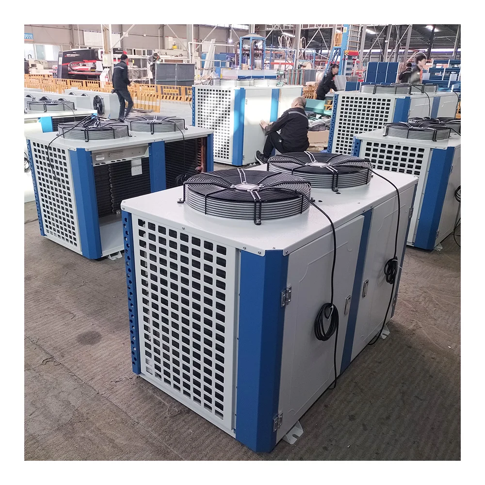 condensing unit for freezer Box U Factory 10hp Air Cooled condenser ...