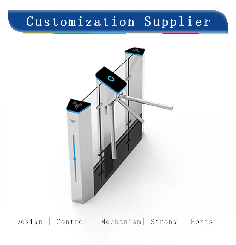 GYM Access Control Barrier Gate Tripod Turnstile QR Code Tripod ...