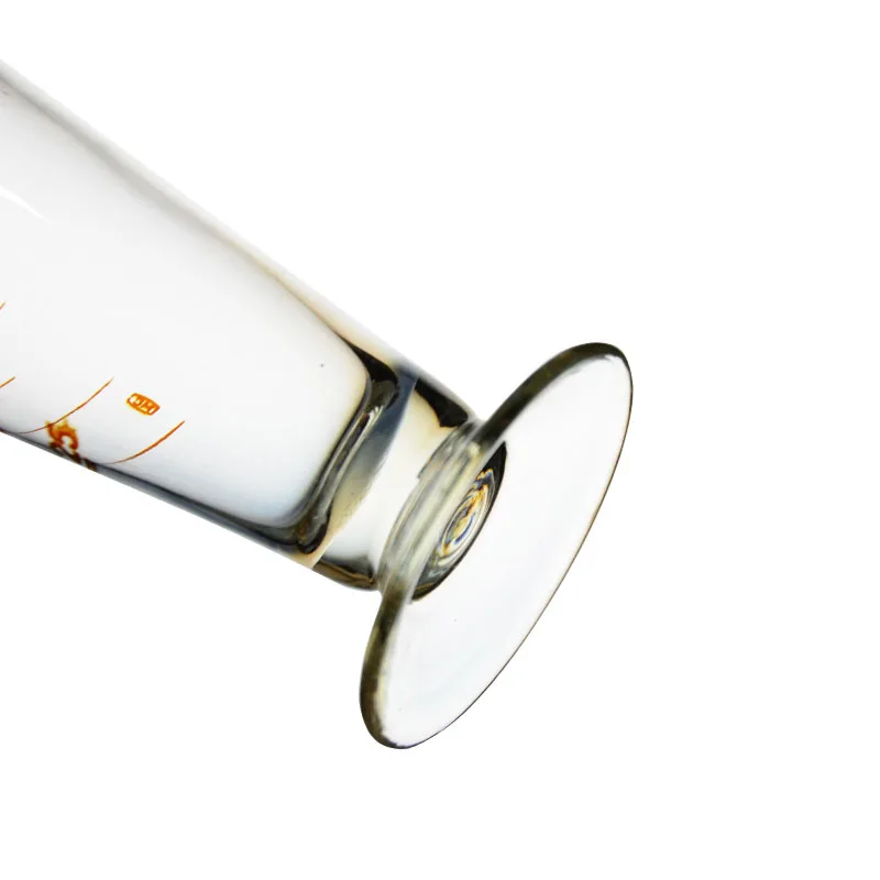 High Temperature Heat Resistance Cylinder Glass Graduated Triangle Cone ...