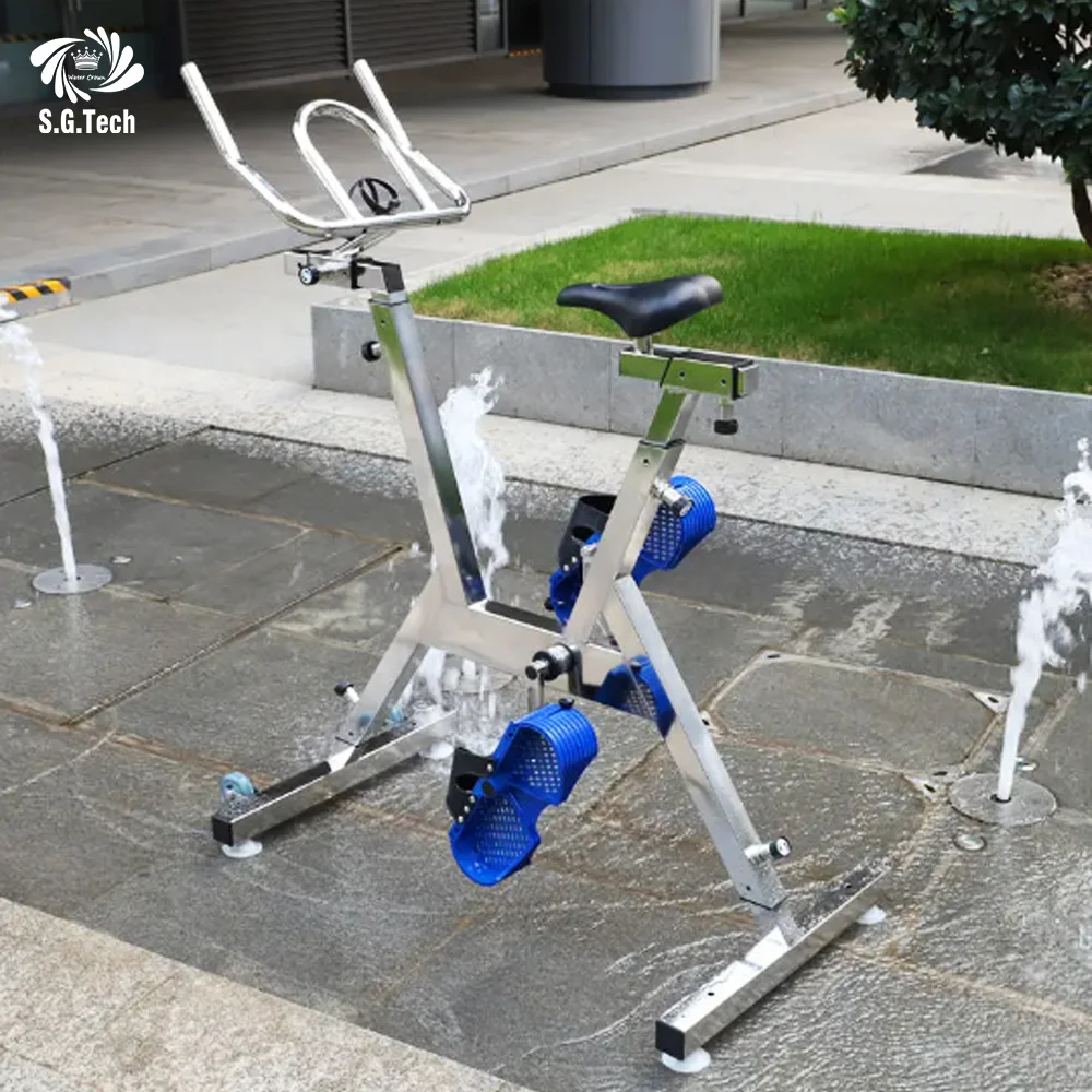 Water Crown Underwater Bicycle - Stainless Steel Pool Accessory