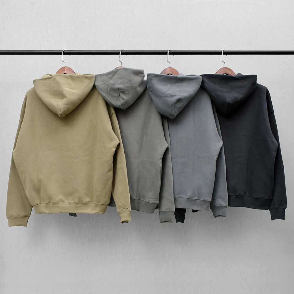 Oem Hoodie Supplier Wholesale Custom Blank 100% Cotton No String Hoodie ...