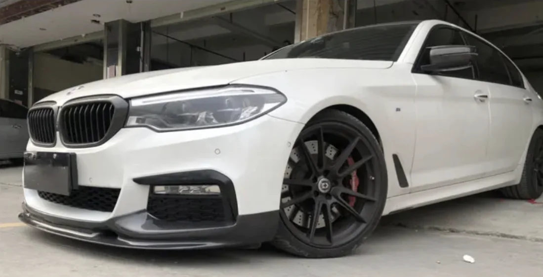 Carbon Fiber 3d Style Front Bumper Lip For Bmw 5 Series G30 G38 Front Lip Body Kit - Buy Carbon ...