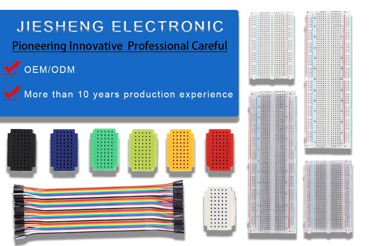 270 Points/pins/holes/ties Pcb Bread Board Syb46 Solderless Breadboard ...