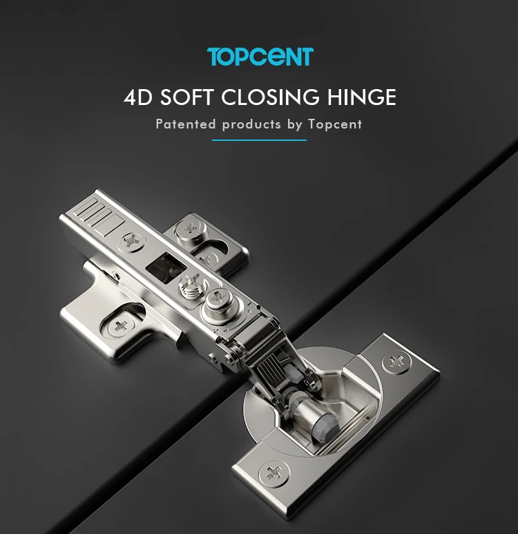 Topcent Cabinet Hinge Hardware One Way 35mm Kitchen Cabinet Hidden 2d ...