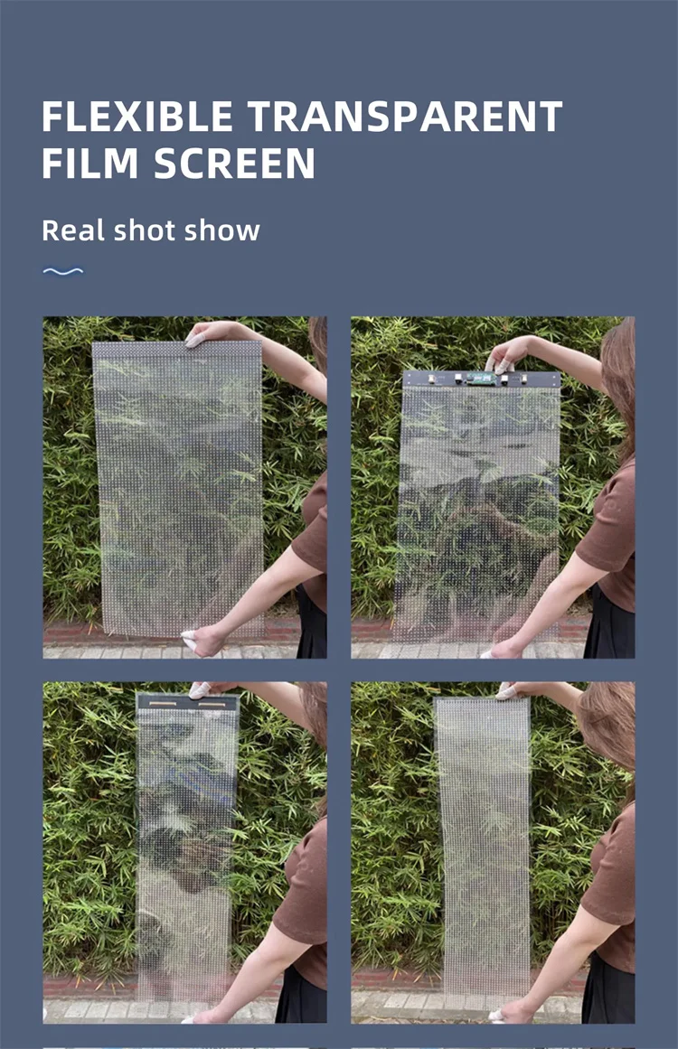 Transparent LED Film Screen - Versatile Display Solutions