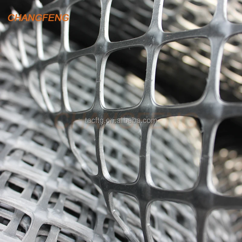 35KN 40KN Road Reinfordcement Biaxial Geogrid Earthlock Retaining Wall ...