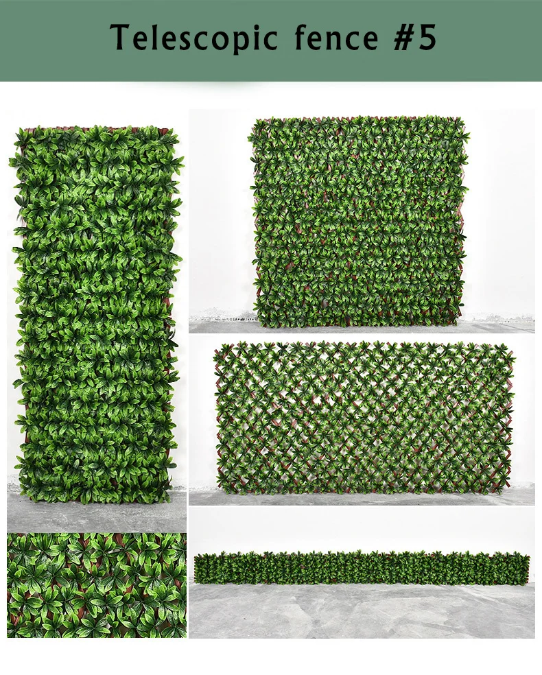 Wholesale Artificial Green Leaf Plant Flower Fence Extensions ...