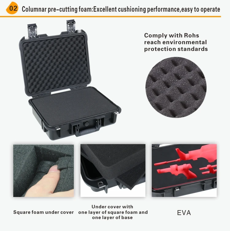 Andbao PP-3612 Hard Case - IP67 Waterproof & Shockproof