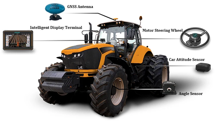 Tractor Gnss Auto Pilot System Steering Wheel Tractor Autopilot ...
