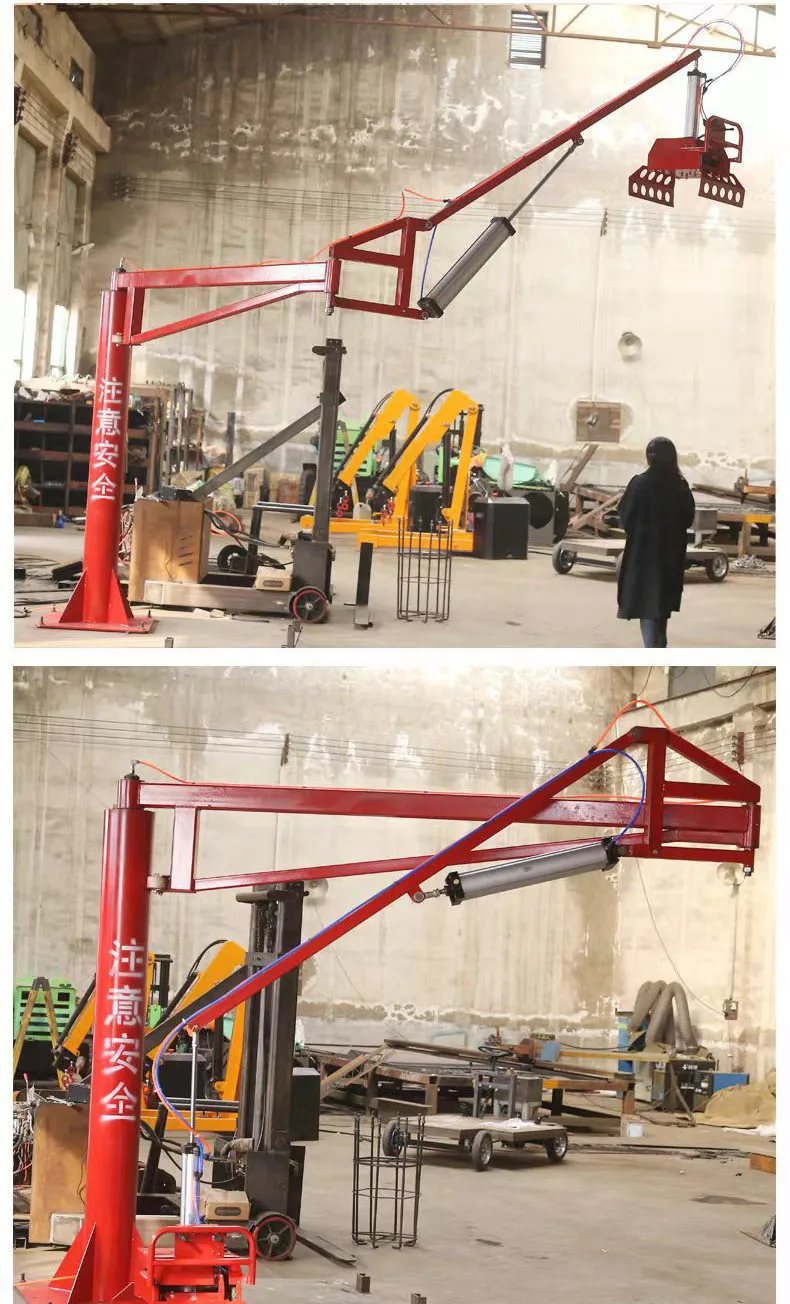 Pneumatic Crane-Assisted Carry Machine for Agricultural Use Carrying ...
