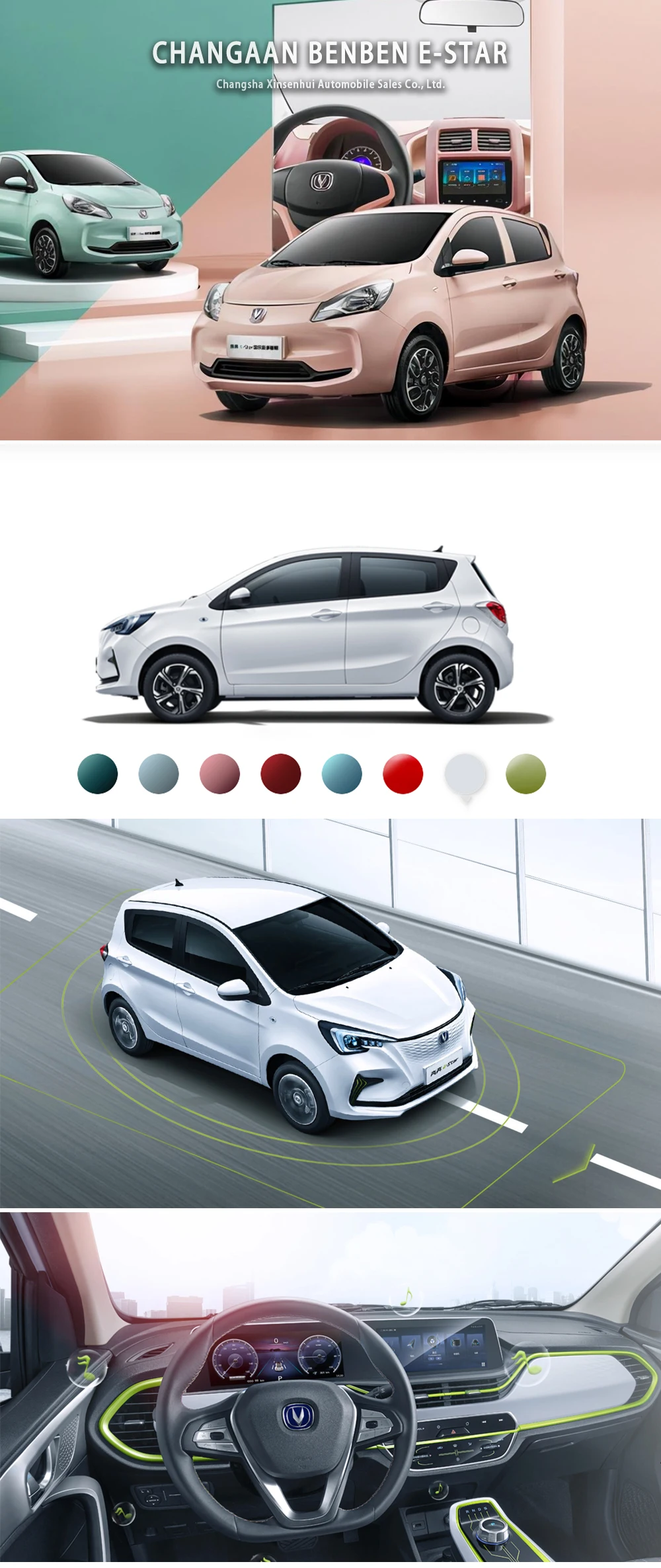 Changan E Star New Energy Vehicles E Star Electric Car Changan 2024 ...