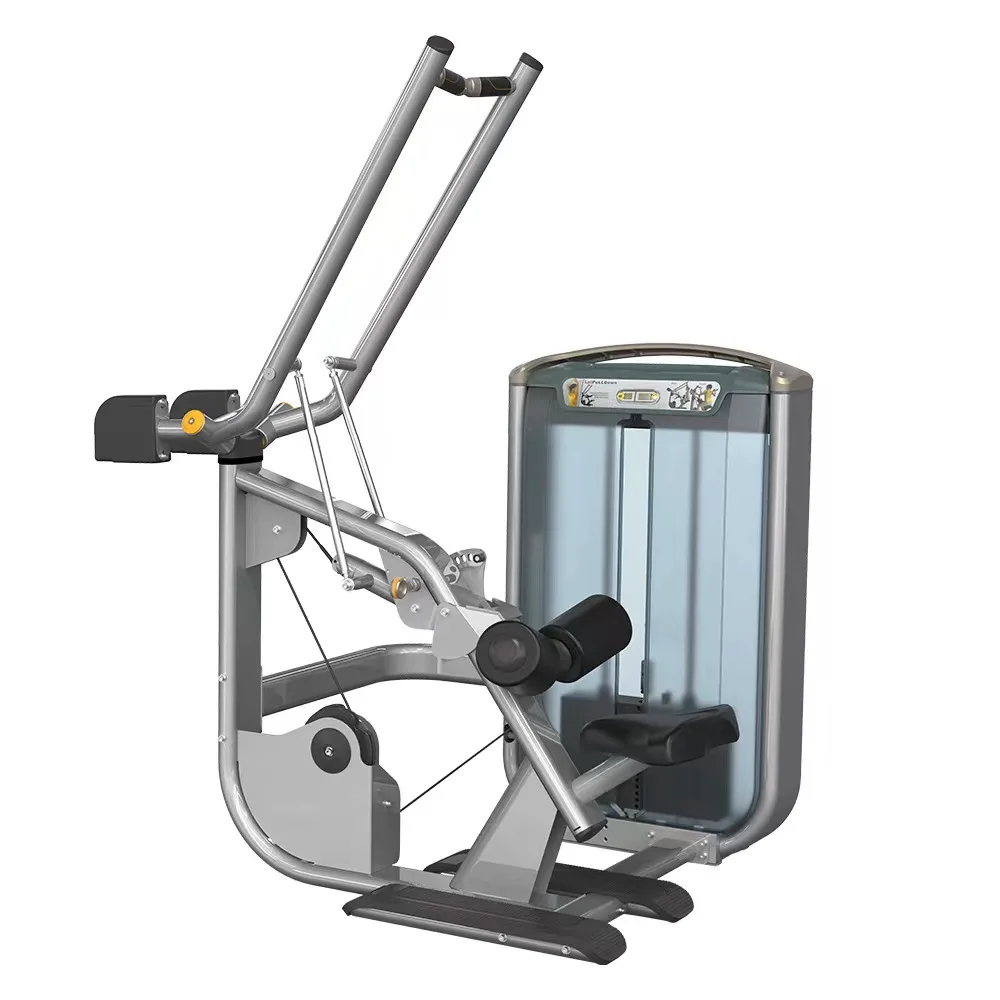 Bodybuilding Seated Lat Pull Down Machine Back Muscle Commercial Gym ...