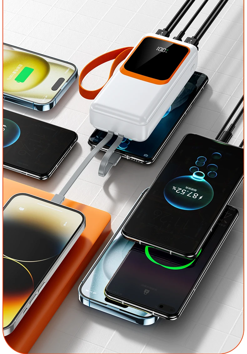 2024 New Powerbanks 50000mAh 22.5W Power Bank 30000mAh High Capacity ...