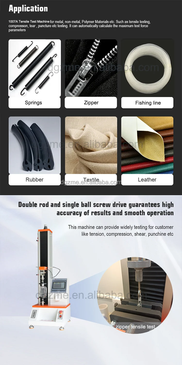 Zipper Tensile Strength Testing Machine - 2kn Capacity