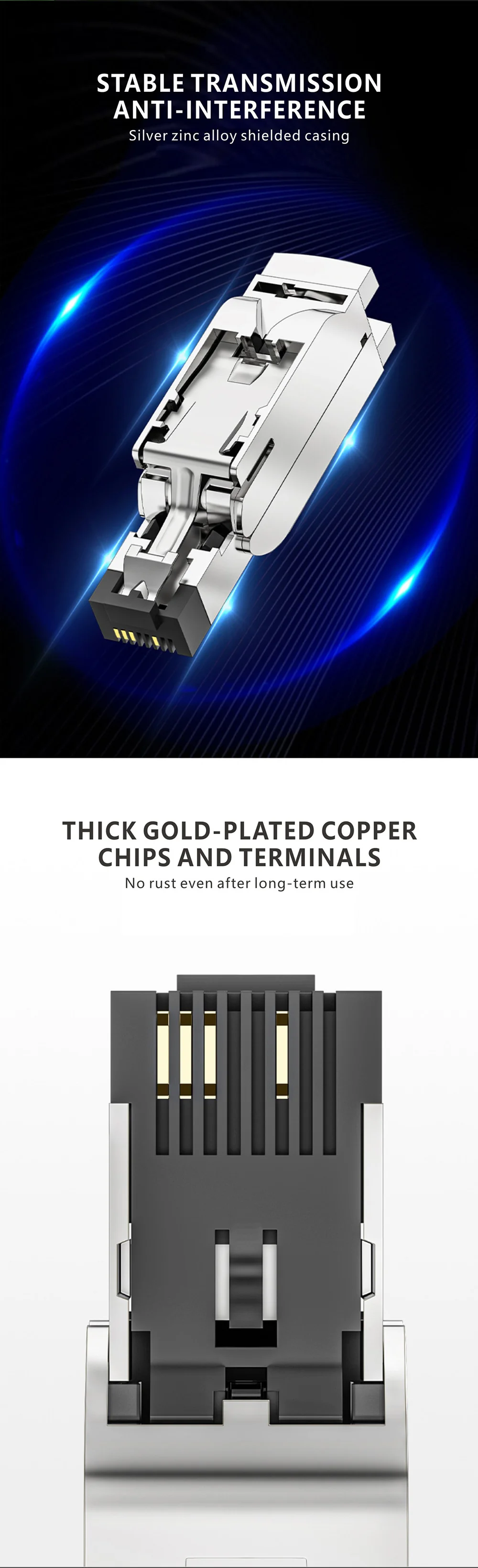 Profinet Ethercat 4-Core Ethernet RJ45 Connector for Industrial Use