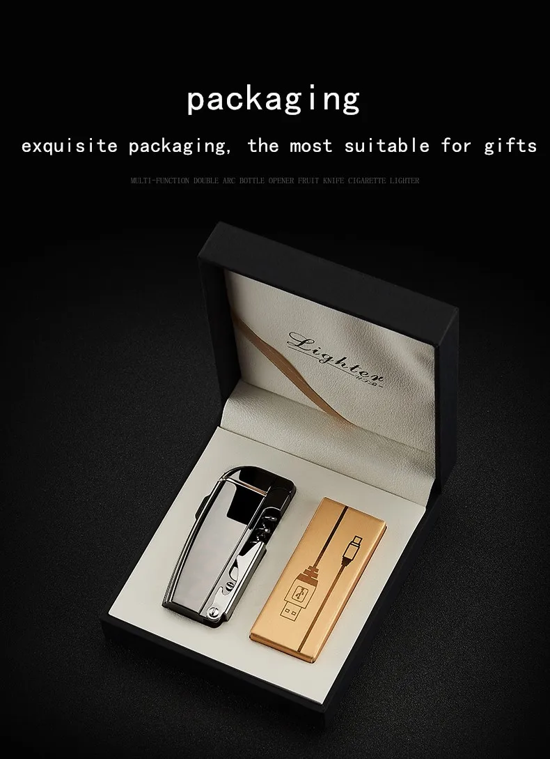 Rechargeable Flameless Lighters With Hanging Hook,Upgrade Windproof Led ...