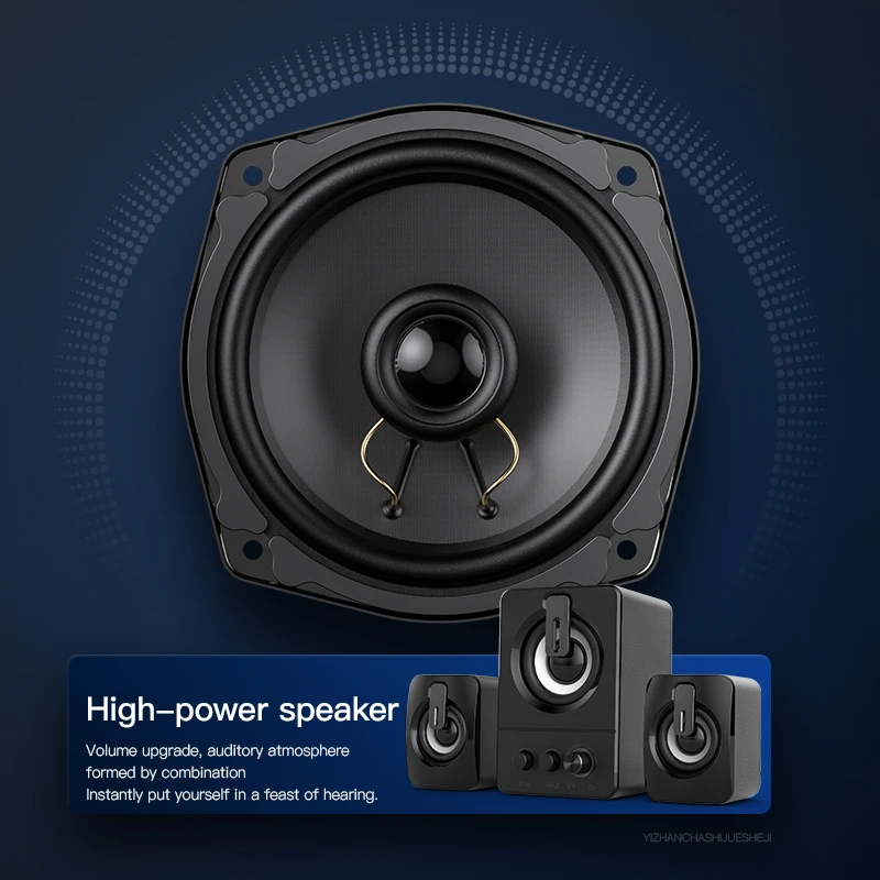 Mini Sound System 2.1 Subwoofer Speaker for PC & Portable Use
