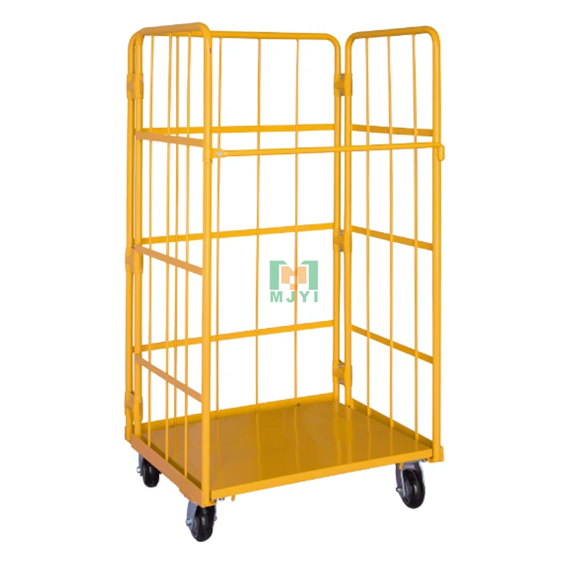 Foldable Warehouse Logistic Roll Container Cage - Buy Roll Container ...