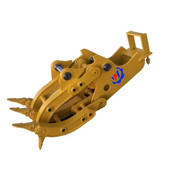 Hydraulic Excavator Rotary Grapple Grab Flexible Operation Mass ...