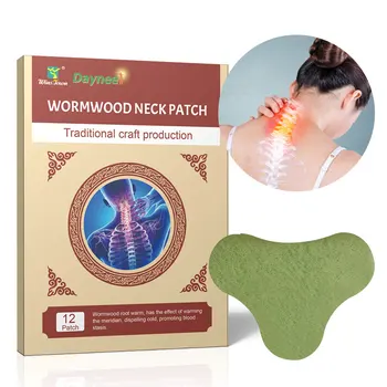 Natural Herbal Wormwood Neck Pain Relief Patches Neck Relieve Fatigue ...