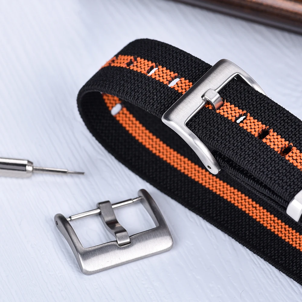 JUELONG Custom Metal Belt Stainless Steel Watch Band Strap Clasp 22mm ...