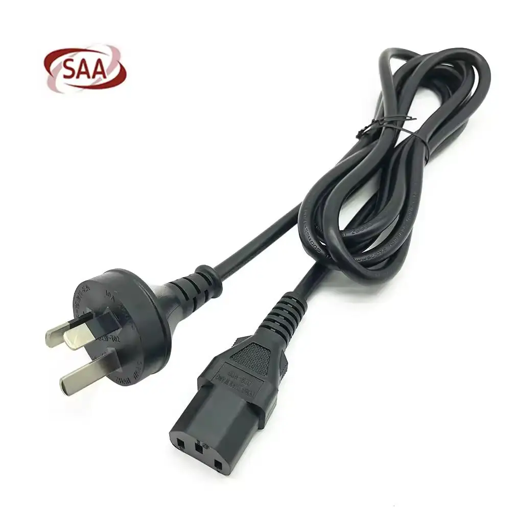 AU Standard 10A 15A 250V 3 Prong Plug IEC C13 C5 Power Cable Au 3 Pin ...