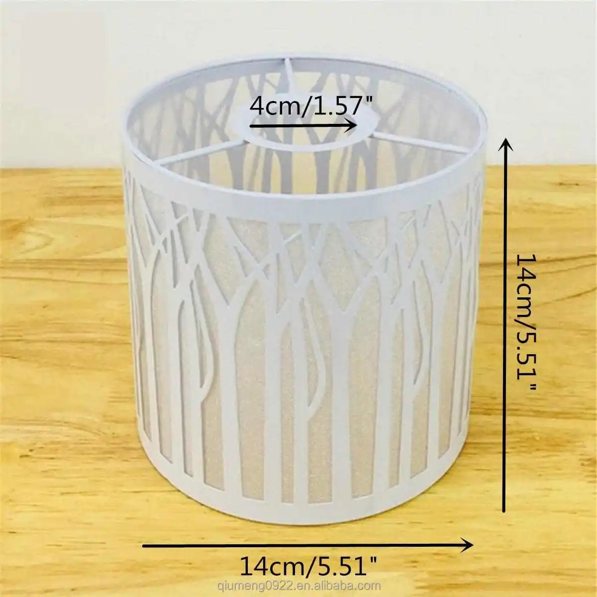 Modern Metal Lampshade Forest Water Cube Design Lamp Cover Table ...