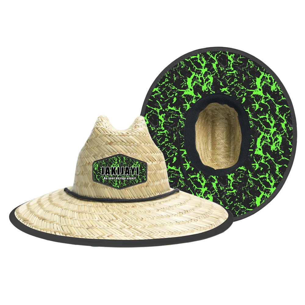 Wholesale Custom Sombreros Playeros Hombre | Men's Wide Brim Straw Sun ...