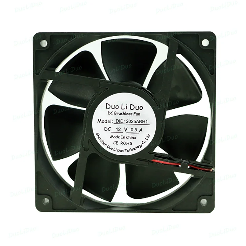 Waterproof Pc Fan 120mm Axial Fan 120 X 120 X 25 Mm Dc 12v 24v 48v Pwm ...