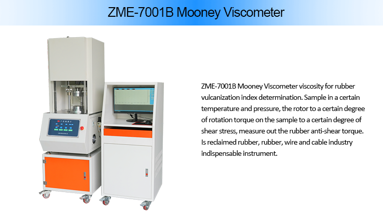 Mooney Rheometer Viscosity Test Machine for Rubber Testing
