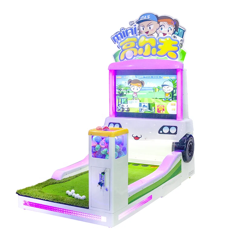 Booths Mini Golf Coin Operated Amusement Machines Children Commercial ...