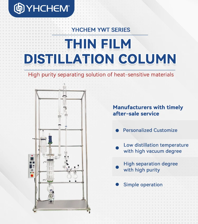 Distillation Equipment Thin Film Distillation Column Solvent ...