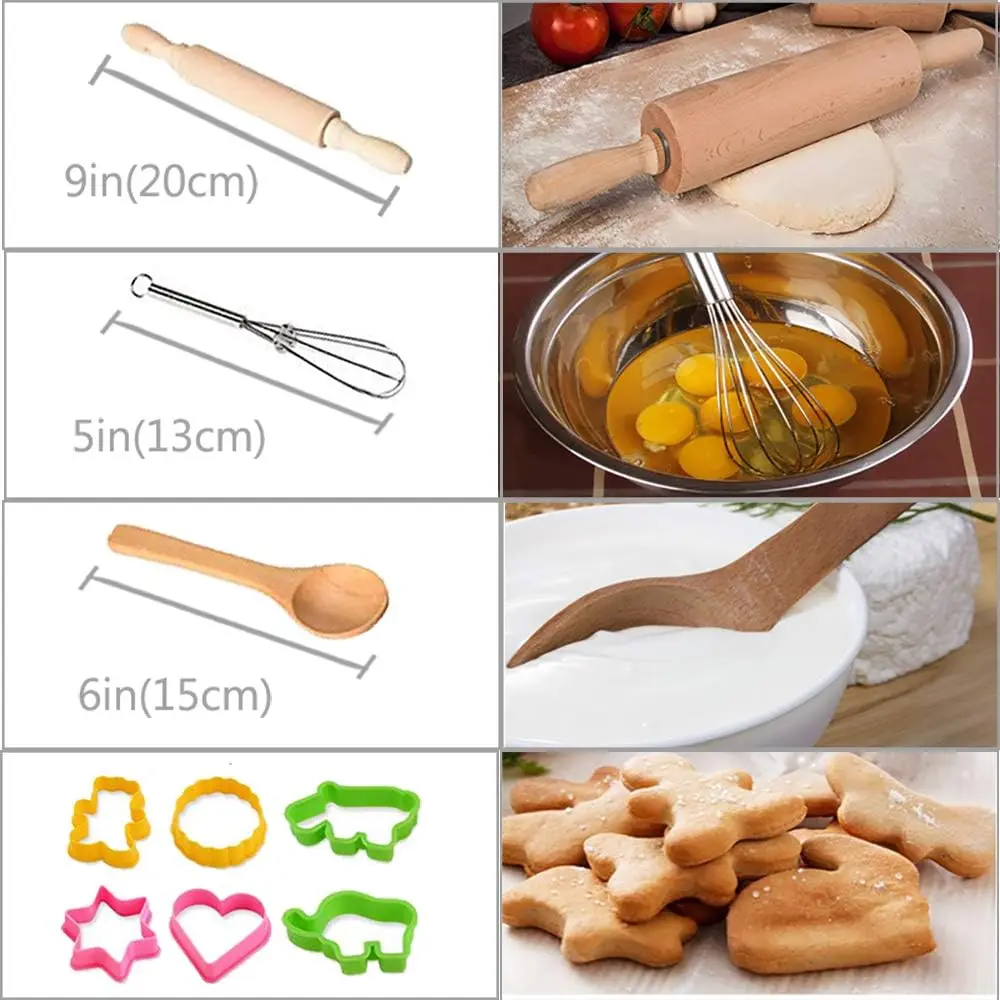 Children Chef Role Cosplay Costume Kids Cake Cooking and Barking Set ...