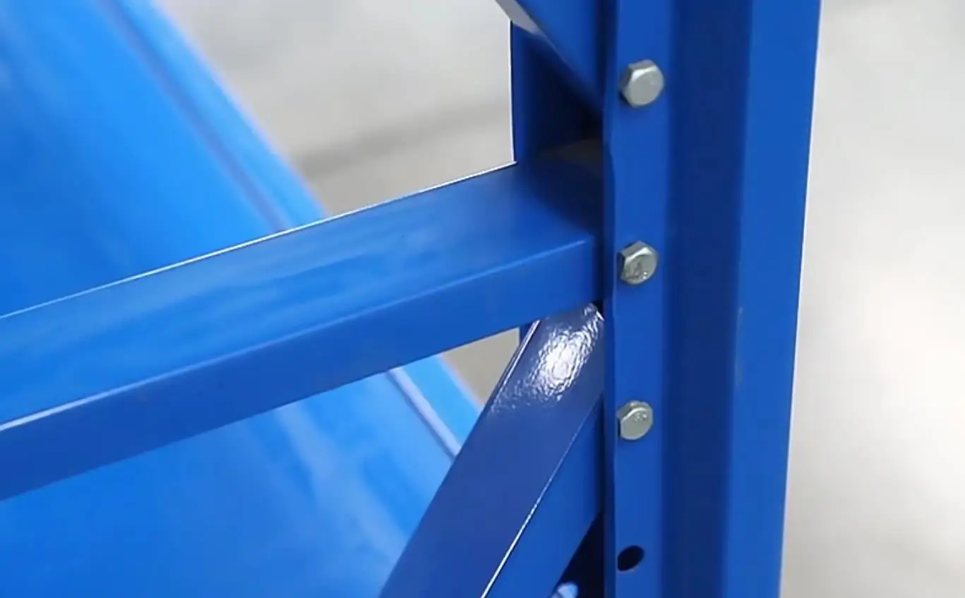 Custom Heavy Duty Shelving 300 Kg Layer Garage Black 4 Tier Warehouse ...