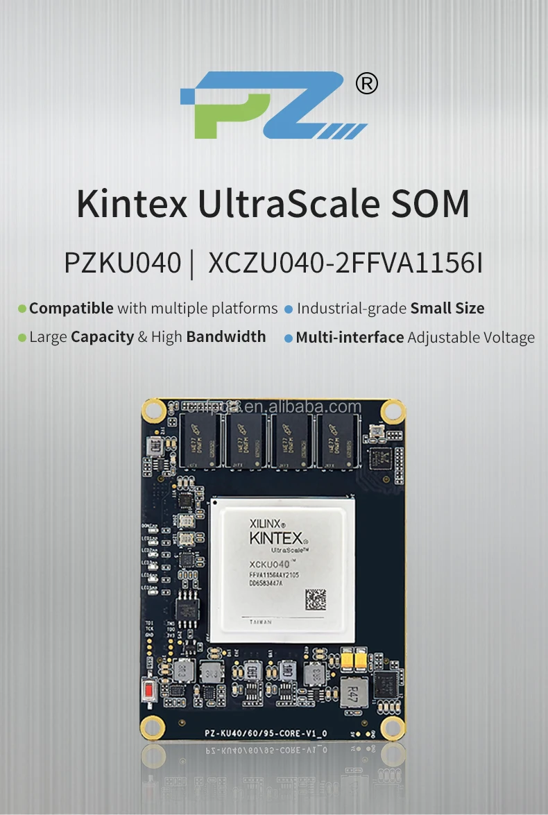 Puzhi PZ-KU040-SOM FPGA Core Board - Xilinx Kintex Ultrascale+