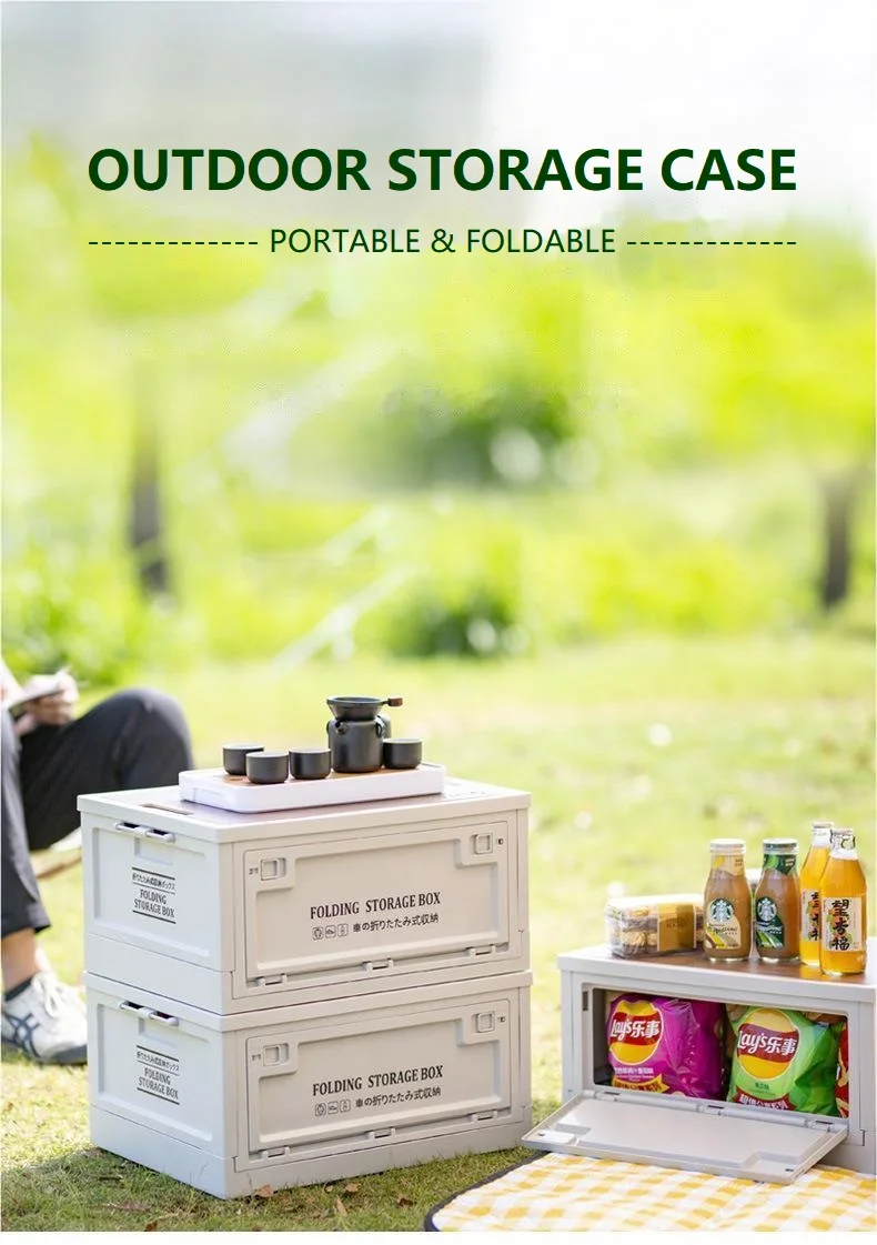 30L Outdoor Camping Storage Container - Foldable & Durable