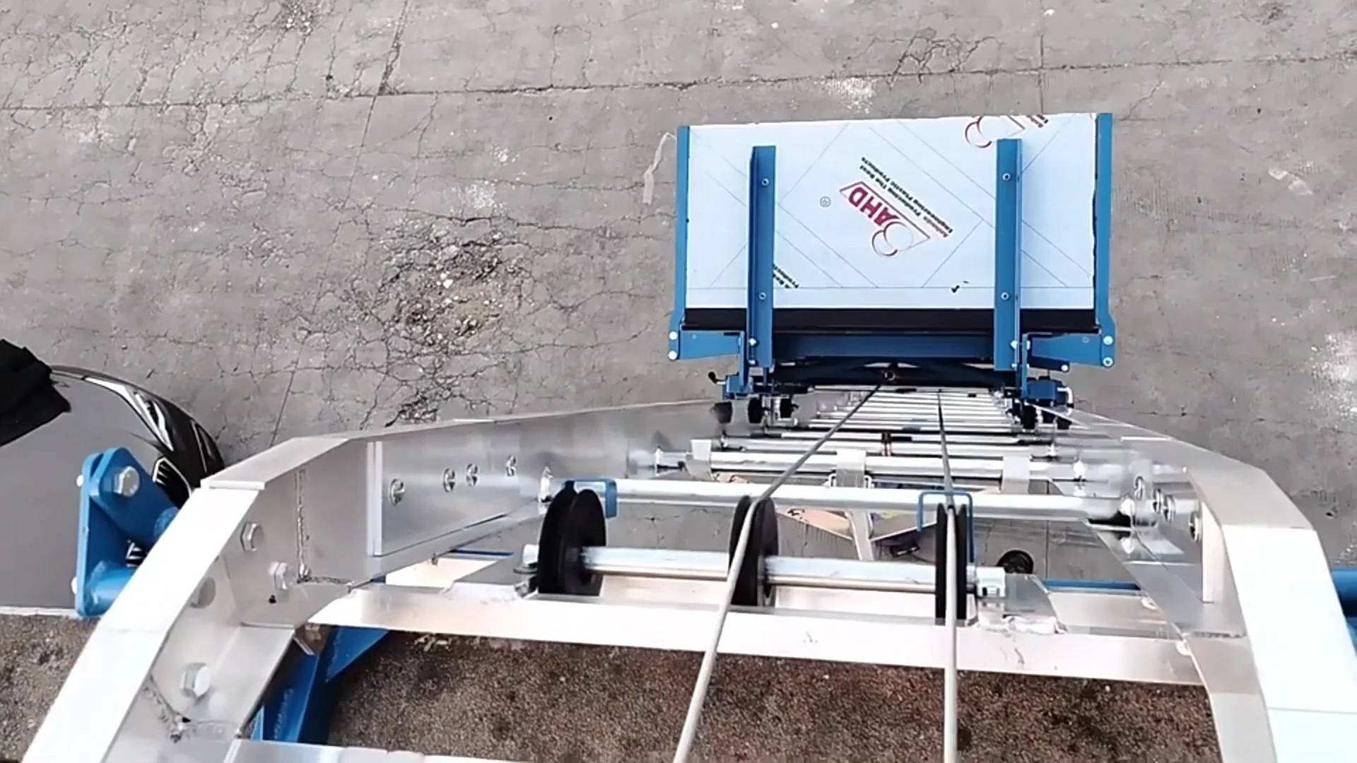 Yf Customized 19m Solar Panel Roof Lifting Equipment Aluminum Ladder ...