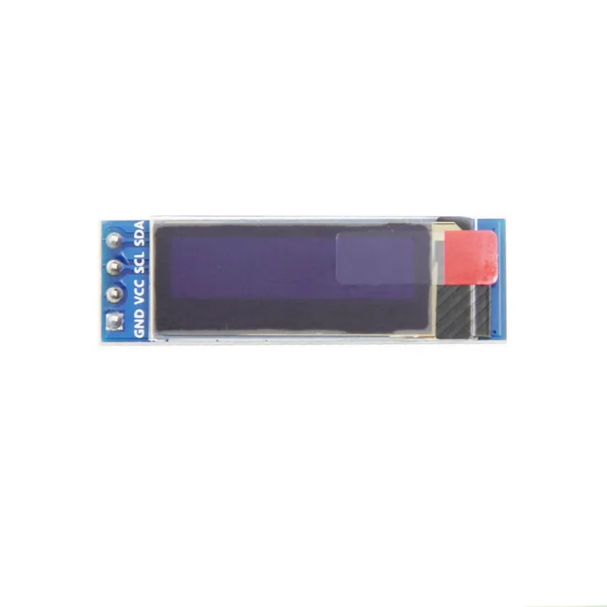 0.91 Inch I2C IIC Serial White Blue 128*32 OLED LCD LED Display Module ...