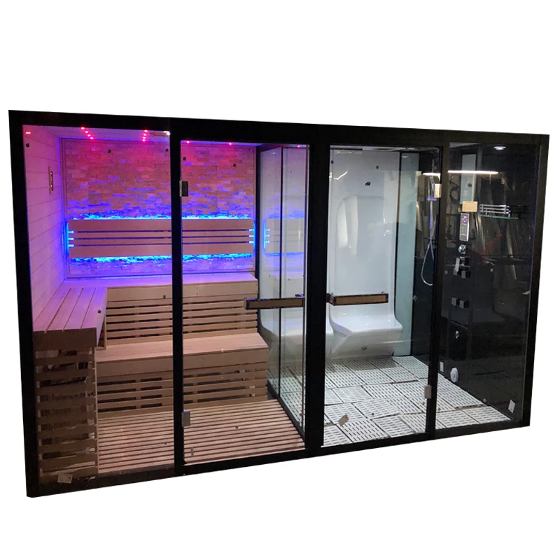 Steam Sauna Combo Prefab Houses - Modern Luxury Far Infrared