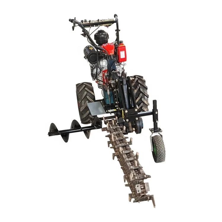 Trencher Machine Digger Walk Behind Trencher Self-propelled Trencher ...