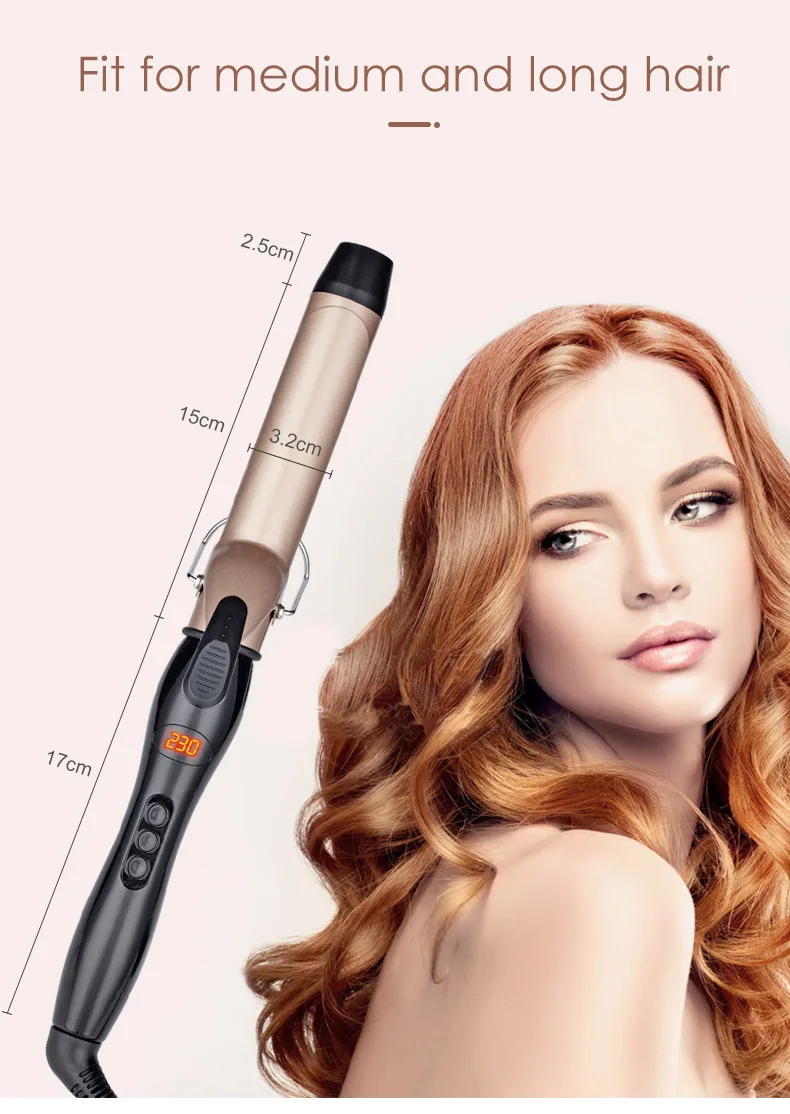 Hair Curling Iron Electric Curl Hair Machine Hair Curler - Buy Hair ...