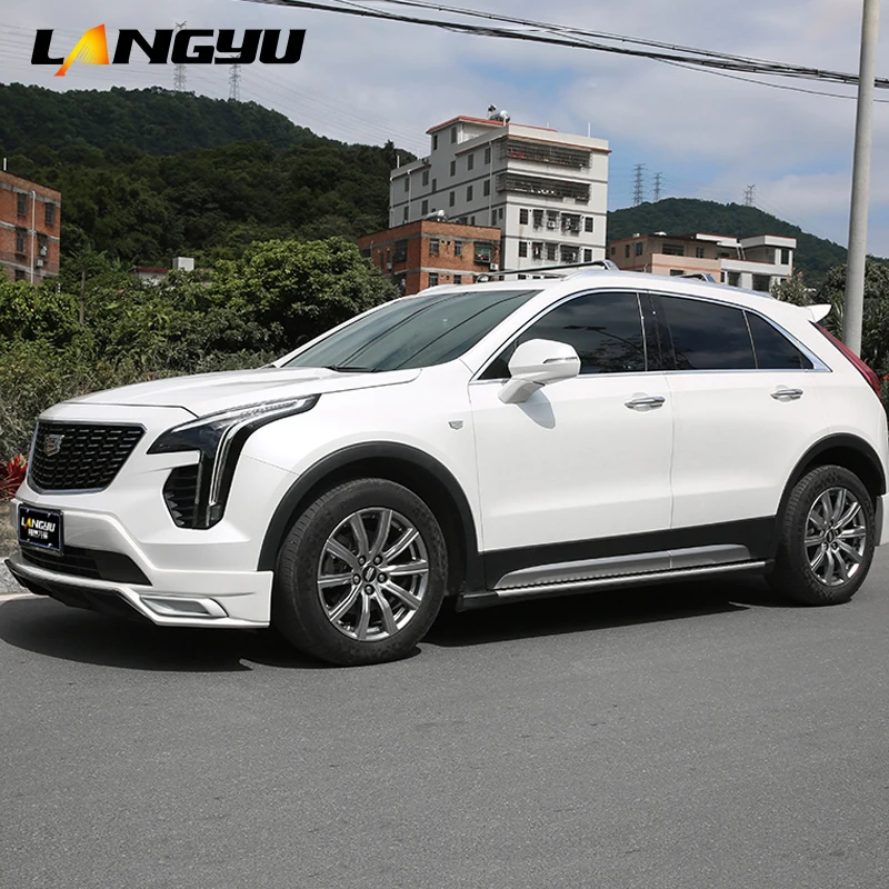 Enhance Cadillac XT4 with Langyu Body Kits - Front Lip & Rear Diffuser