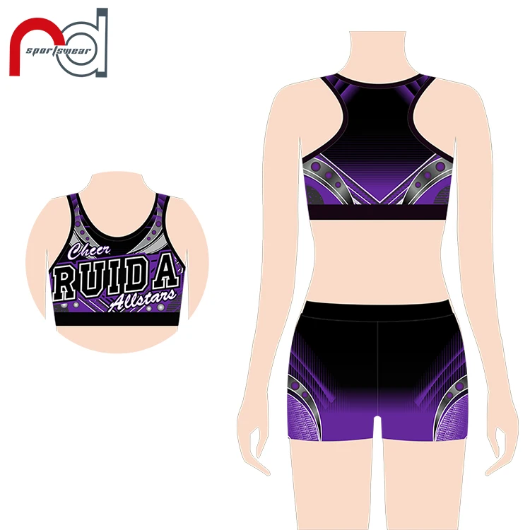 Colorful Custom Cheer Practice Wear Cheerleading Practice Wear Cheer ...