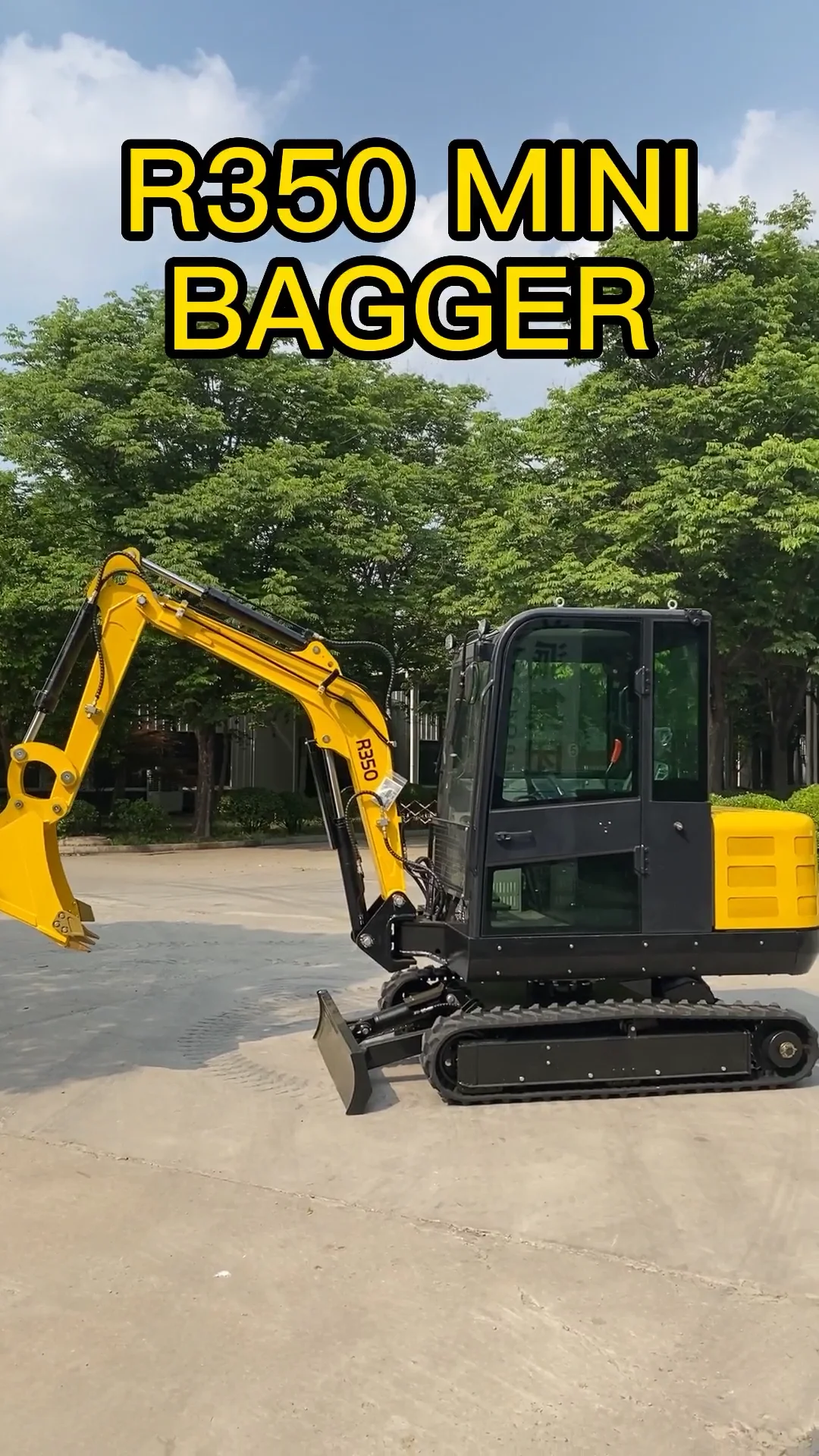 Digging Machinery Plantation Standard Mini Backhoe Excavators Trench ...
