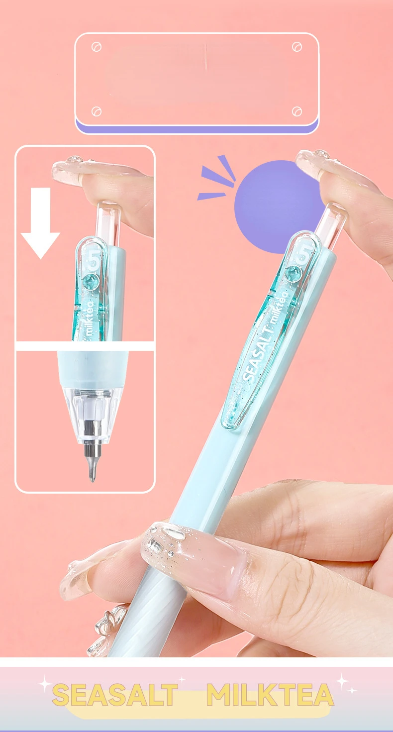 Fresh And Exquisite Meet The Sea Of Flowers Gel Pen Creative Pen Clip ...