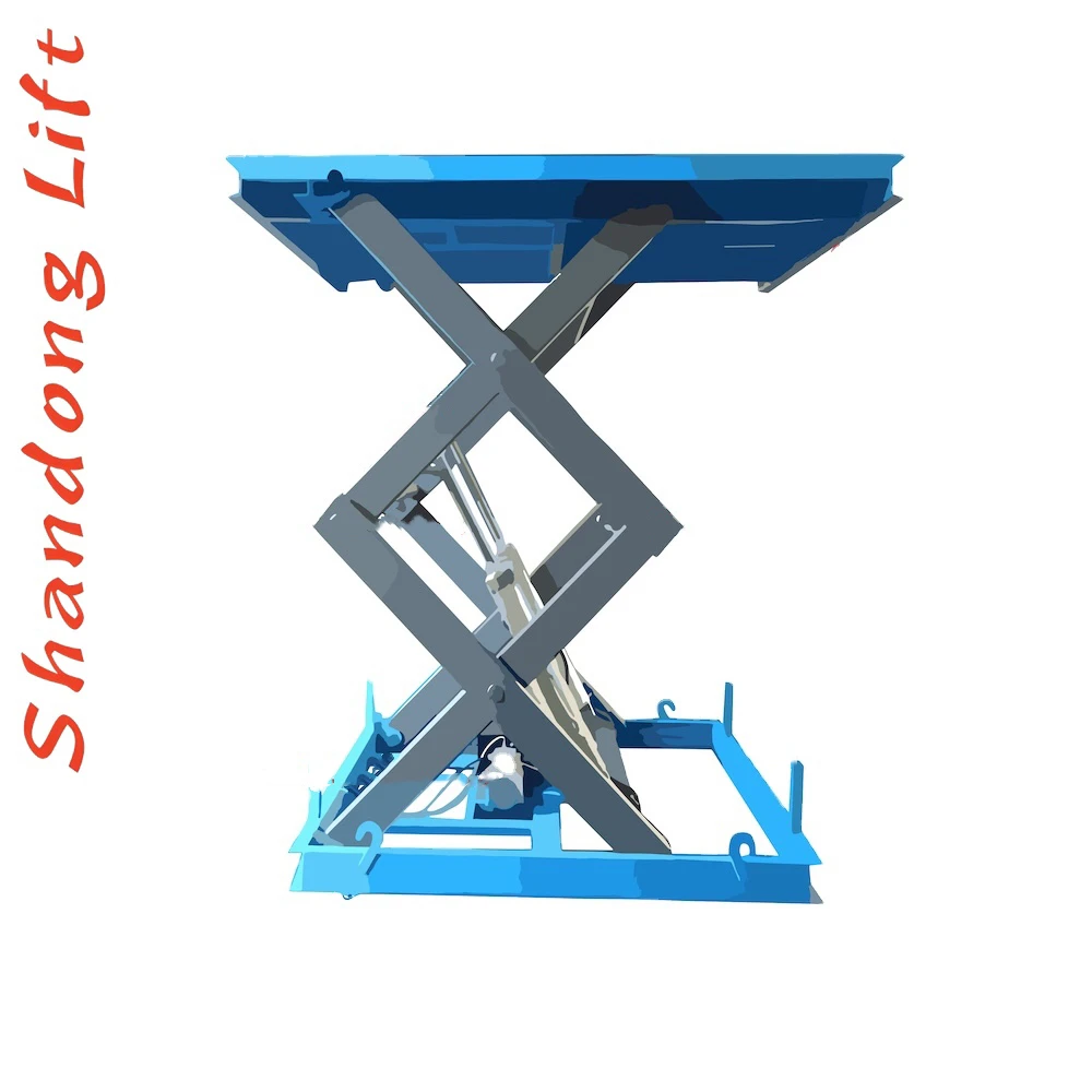 Heavy Duty Automatic Fixed Vertical Hydraulic Scissor Lift Platform ...
