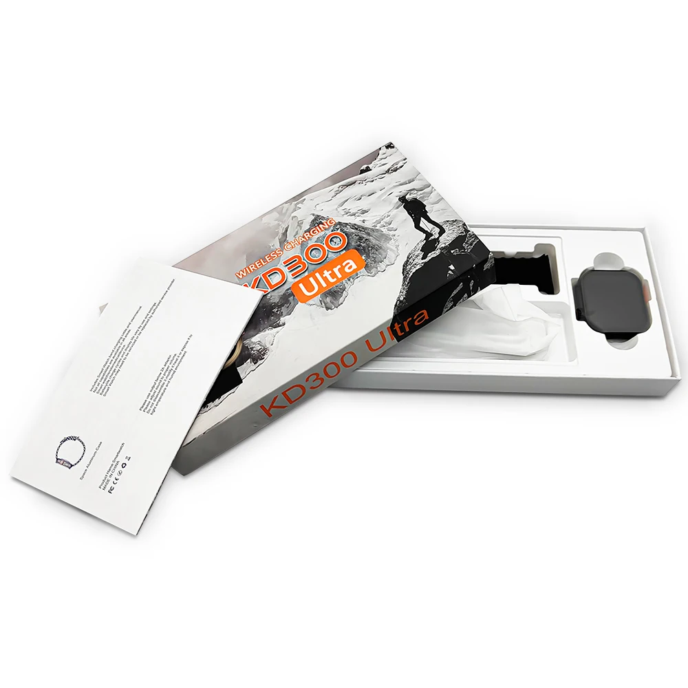 2023 Factory Price Smartwatch Heart Rate Monitor Kd300 Ultra Smart Watch Kd300 Ultra Pk M9 Ultra ...