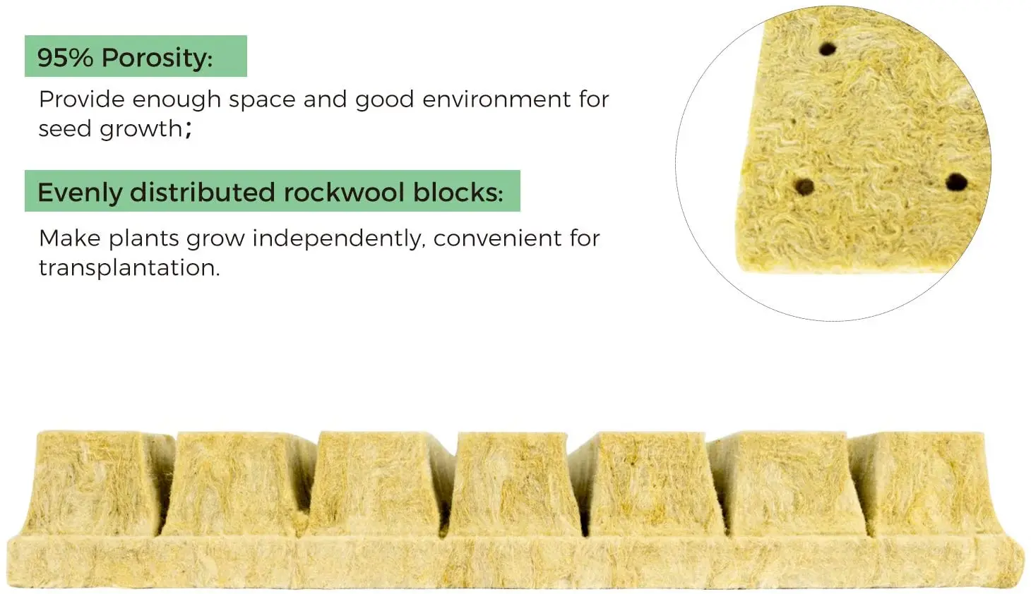 Wool Planting Cubes Droponic Nutrients Garden Growing System Hydroponic ... Wool Planting Cubes Droponic Nutrients Garden Growing System Hydroponic ...